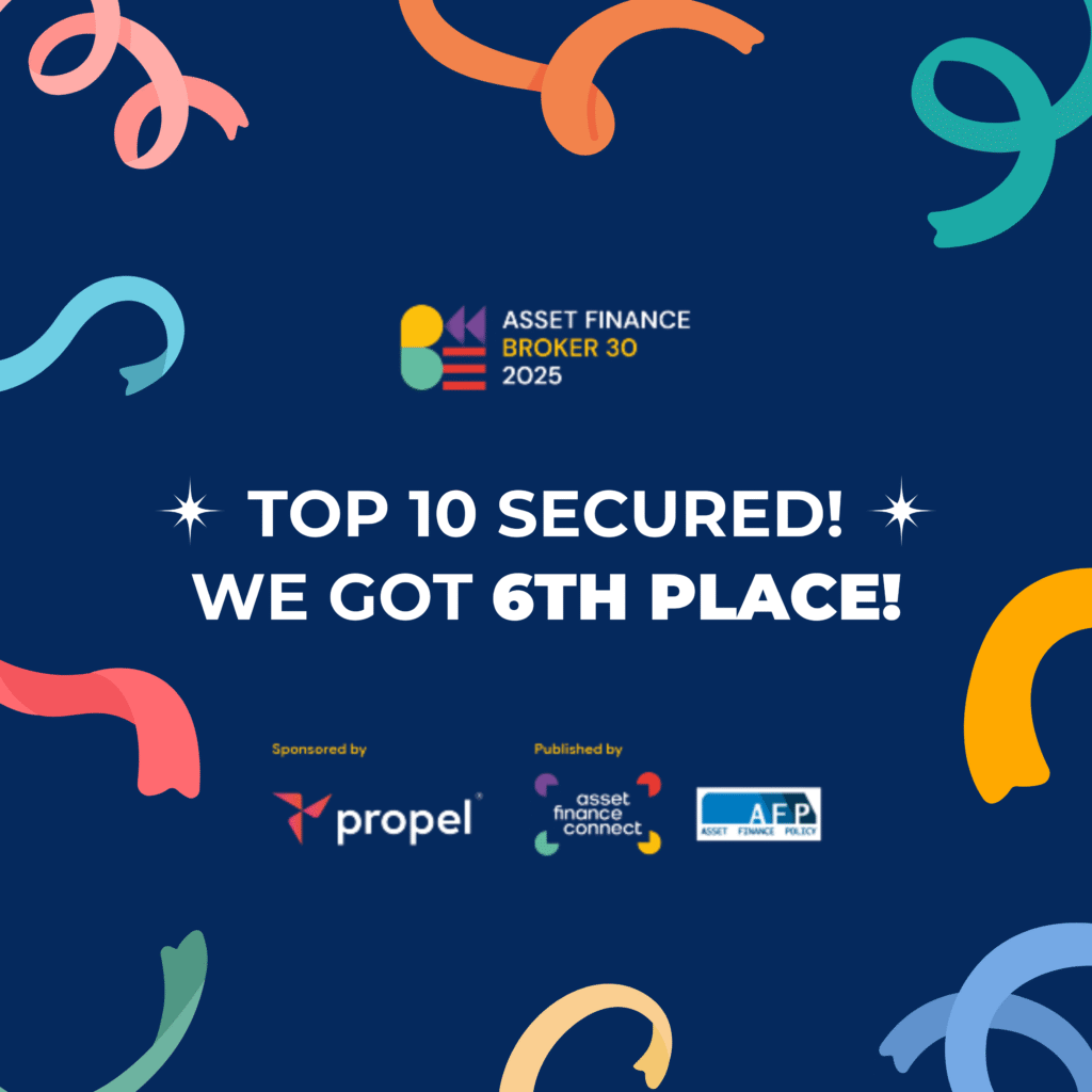 Asset Finance Broker 30: We're Ranked 6th! - Moorgate Finance