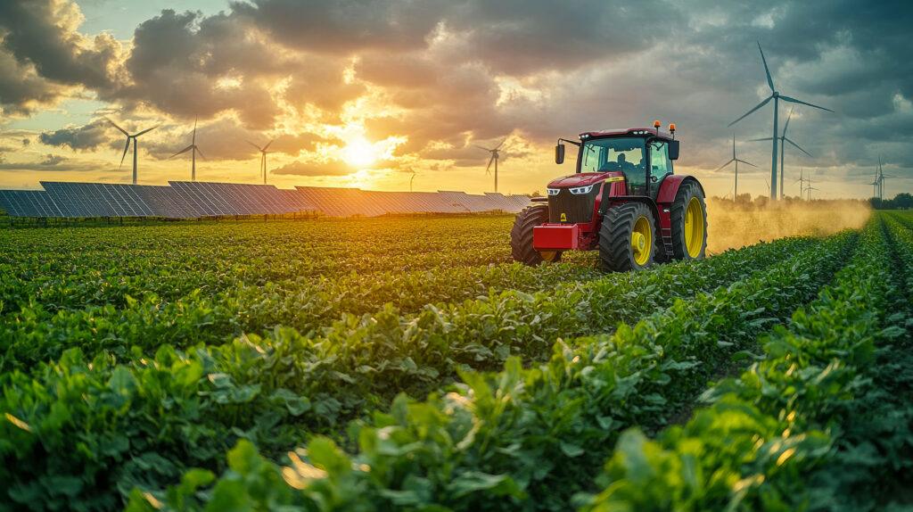 Renewable Farms & Electric Tractors: Farming in 2025